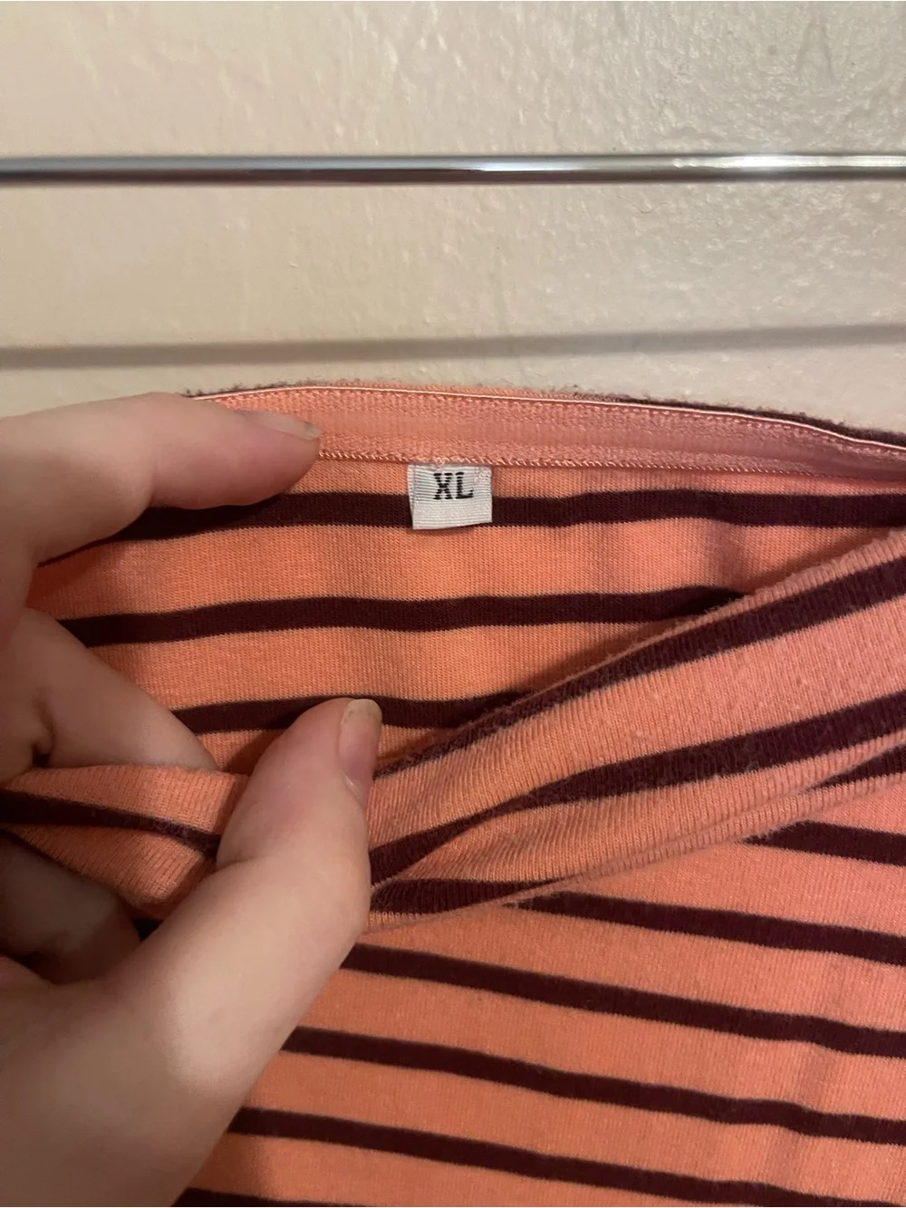 Amazon | Pants & Jumpsuits | Amazon Womens Coral And Black Striped Tube ...